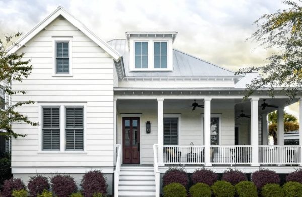 Siding PVC 0,2×3,80 m Blanco — Revestimiento Fachada